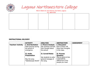 LEARNING PLAN GRADE 7.docx | Educational Assessment | Education