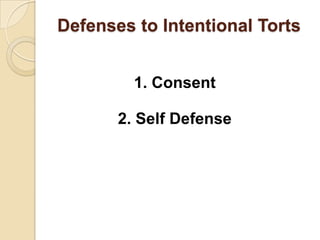 Learning plan week 2 torts | PPT