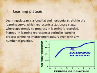 Learning plateau | PDF