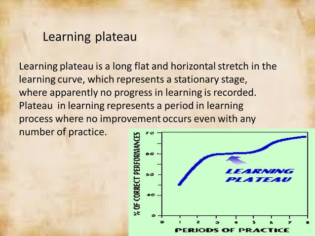 Learning plateau | PPT