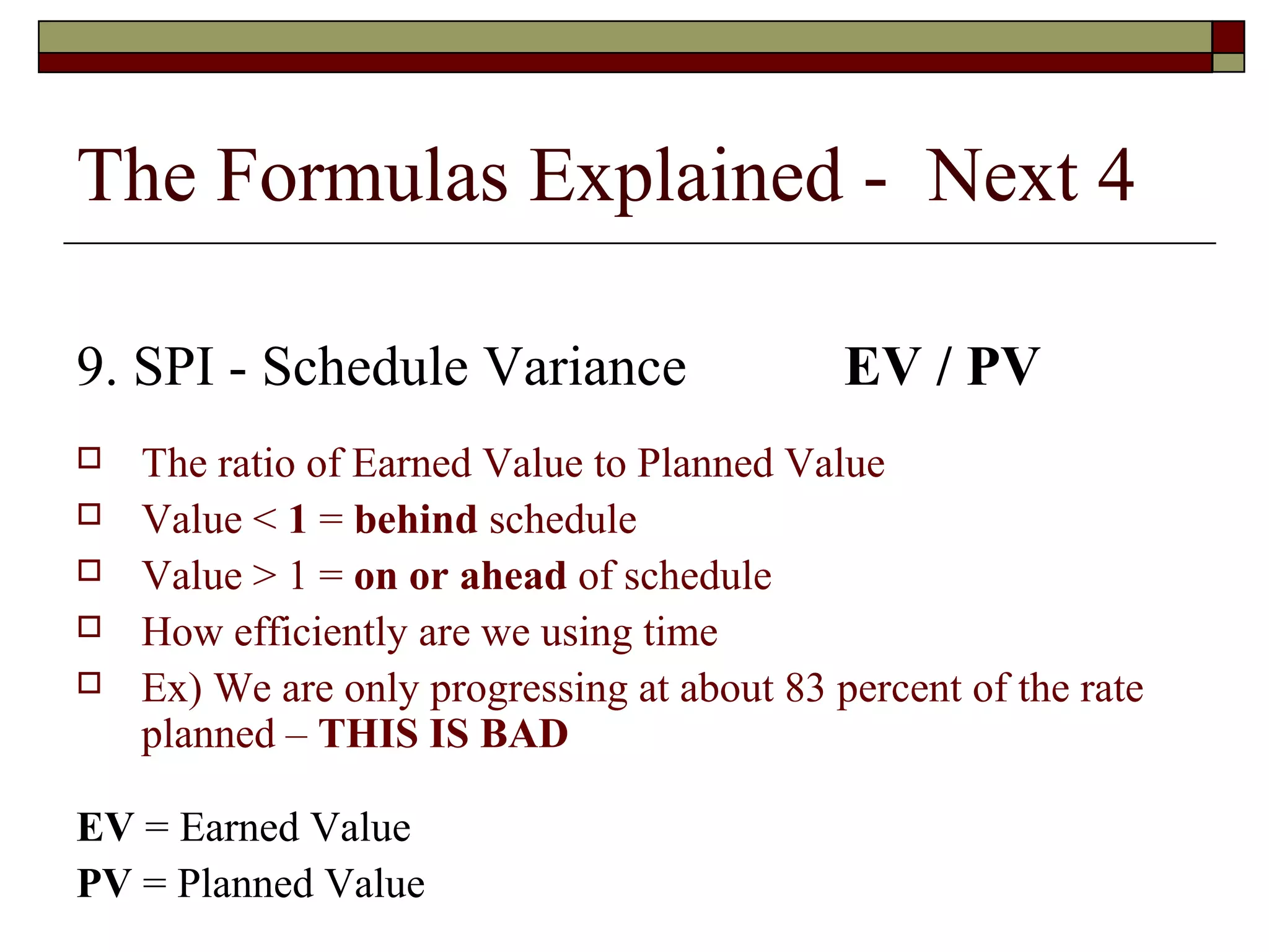Learning pmp formulas the easy way | PPT | Stocks and Bonds | Personal ...