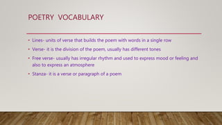 Learning poetry | PPT