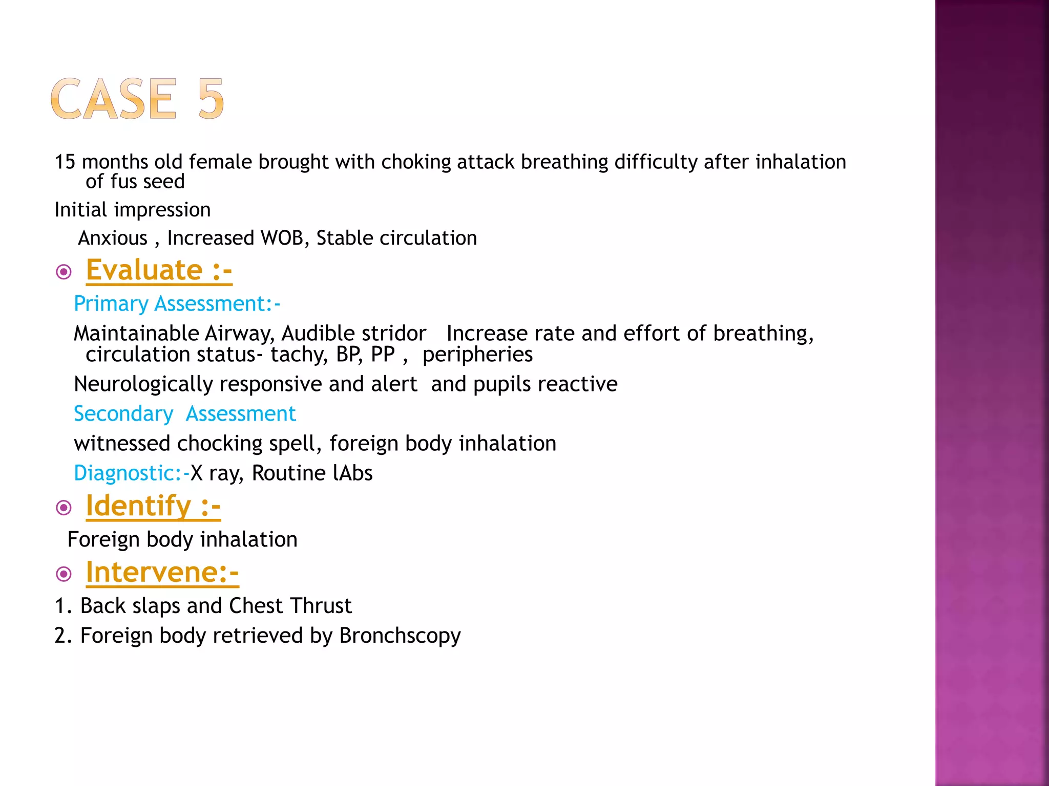 Learning points emergency resuscitation | PPTX