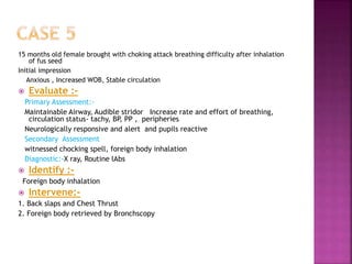 Learning points emergency resuscitation | PPTX