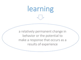 Psychology Learning | PPTX