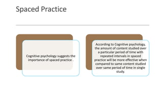 Applying Learning Principles based on Cognitive Science to Improve ...