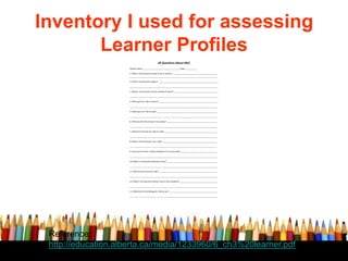 Learning profiles in a Differentiated Classroom | PPT