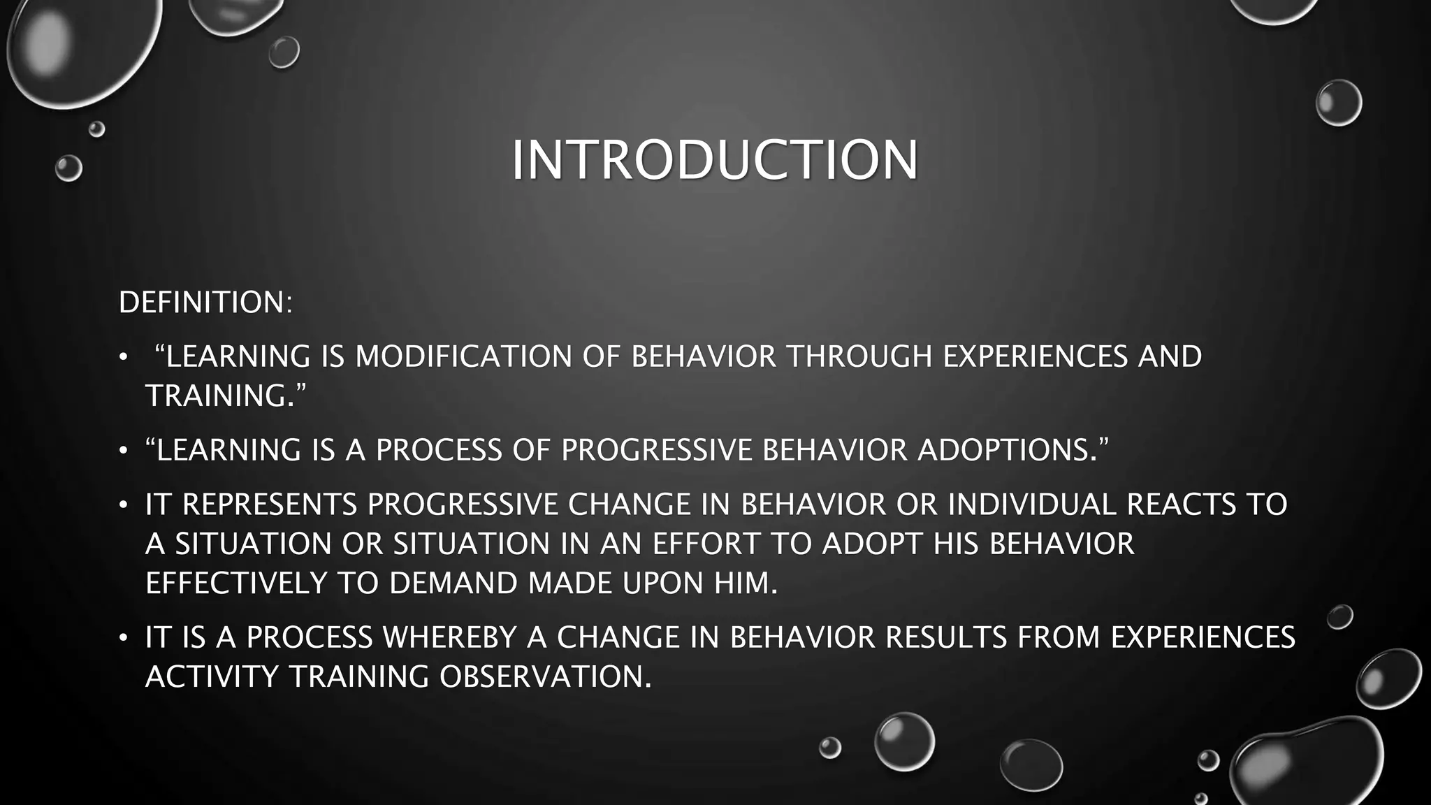 Learning (psychology) | PPT