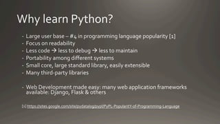 Learning python | PDF