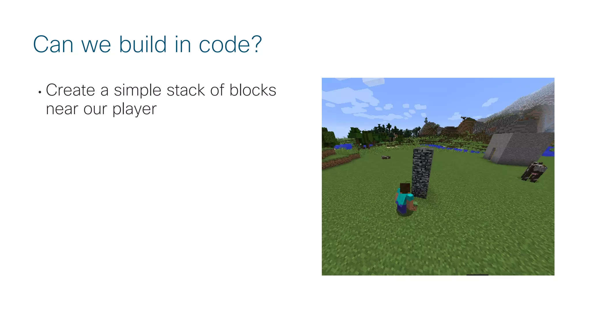 Learning Python With Minecraft And My Dad Pyohio 2018 Ppt