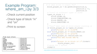 Learning Python with Minecraft and my Dad - PyOhio 2018 | PPT