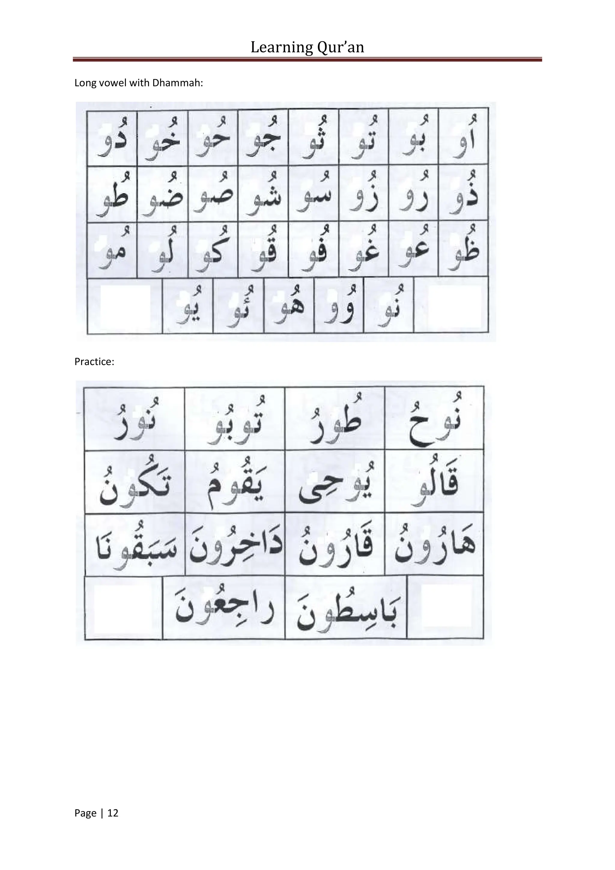 Learning Al-Quran for Beginners - Arabic.pdf
