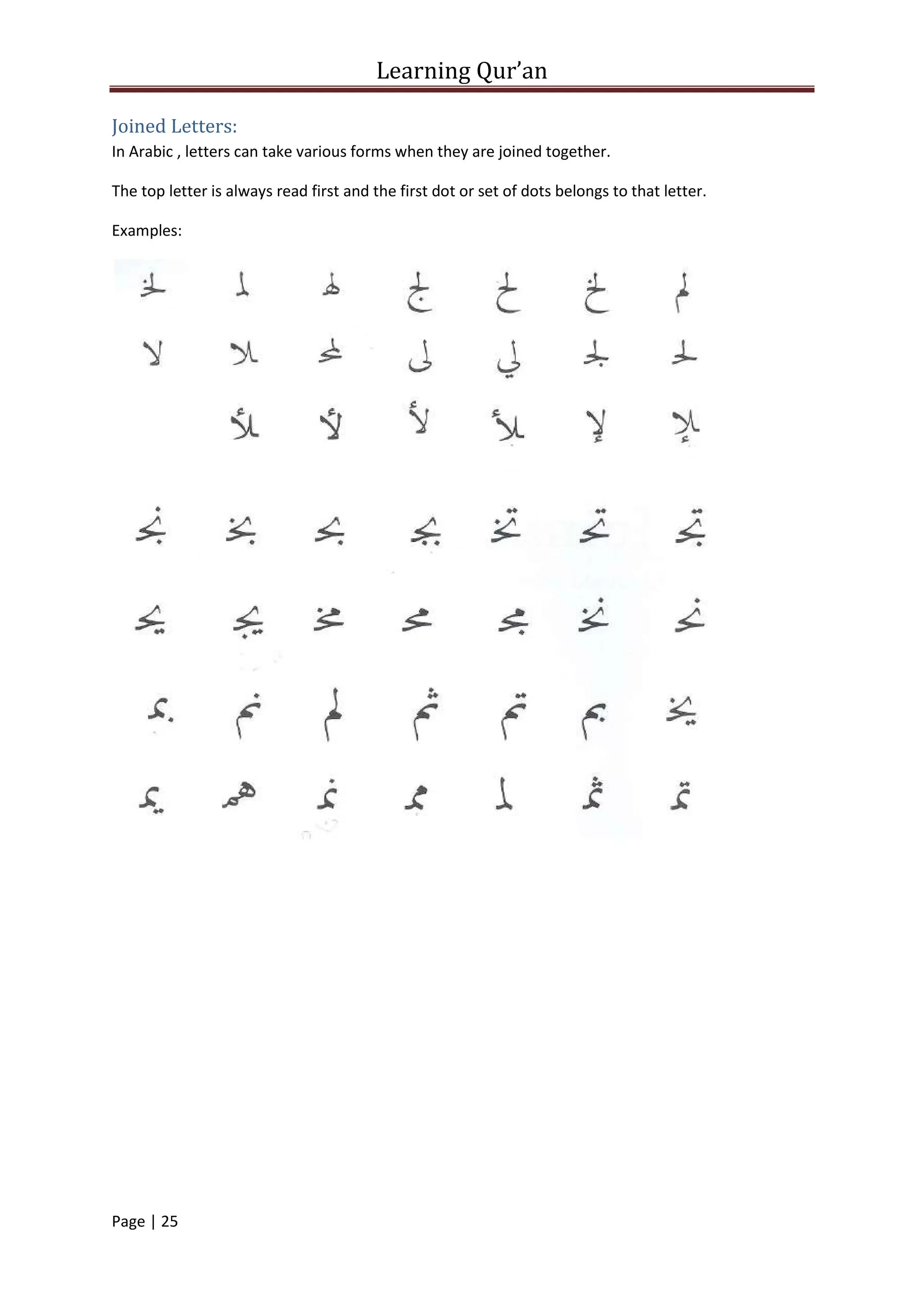 Learning Al-Quran for Beginners - Arabic.pdf