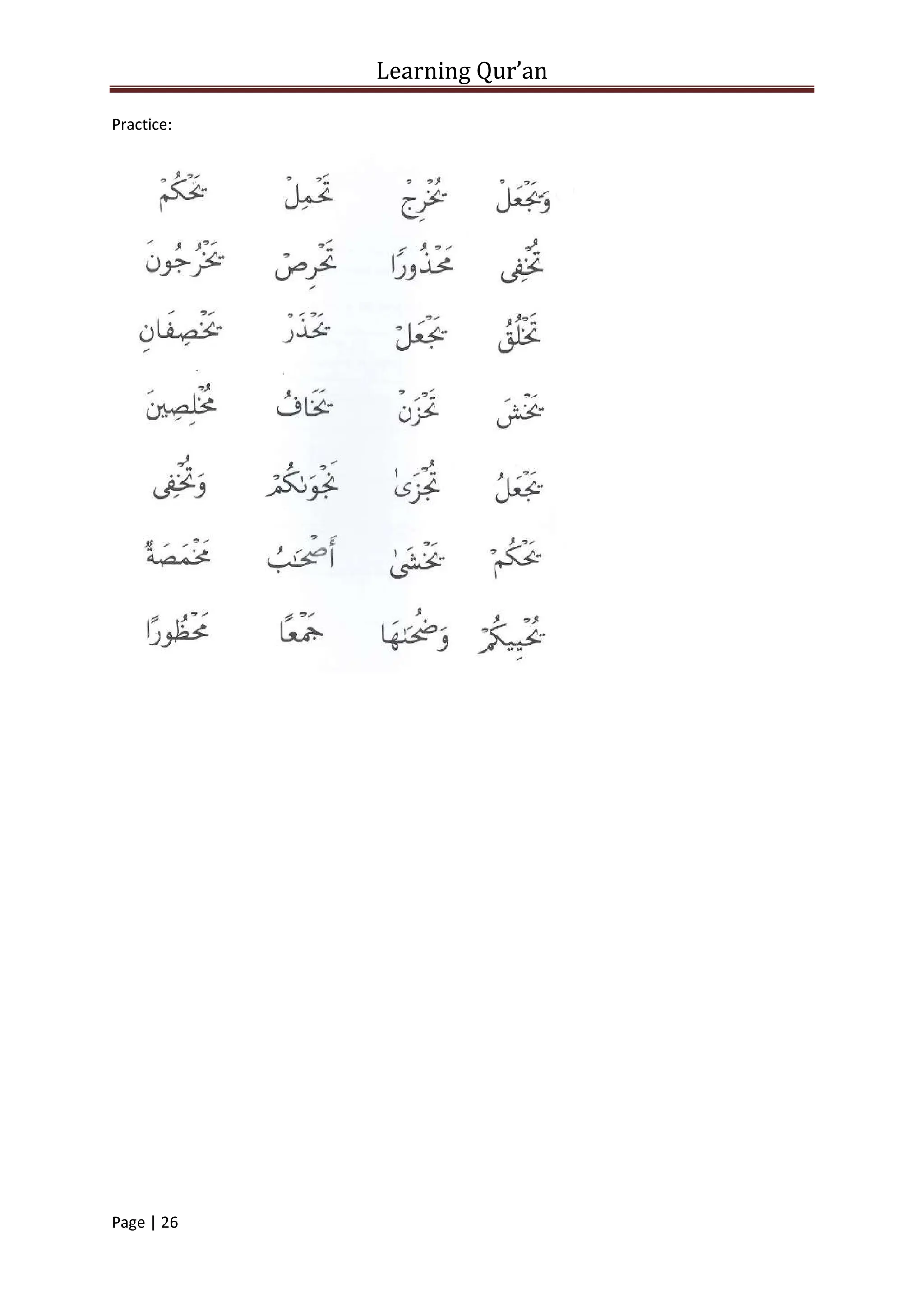 Learning Al-Quran for Beginners - Arabic.pdf