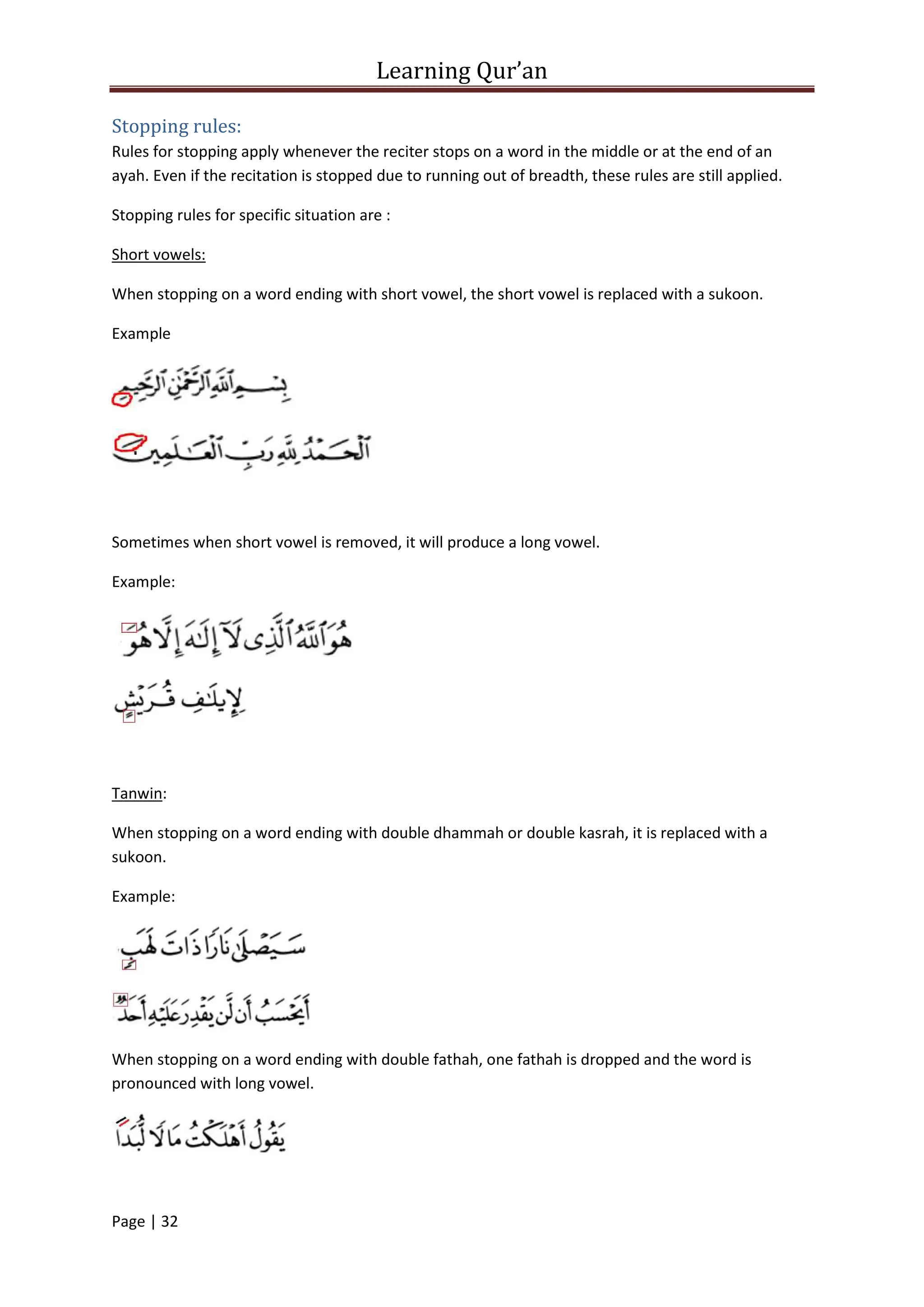 Learning Al-Quran for Beginners - Arabic.pdf