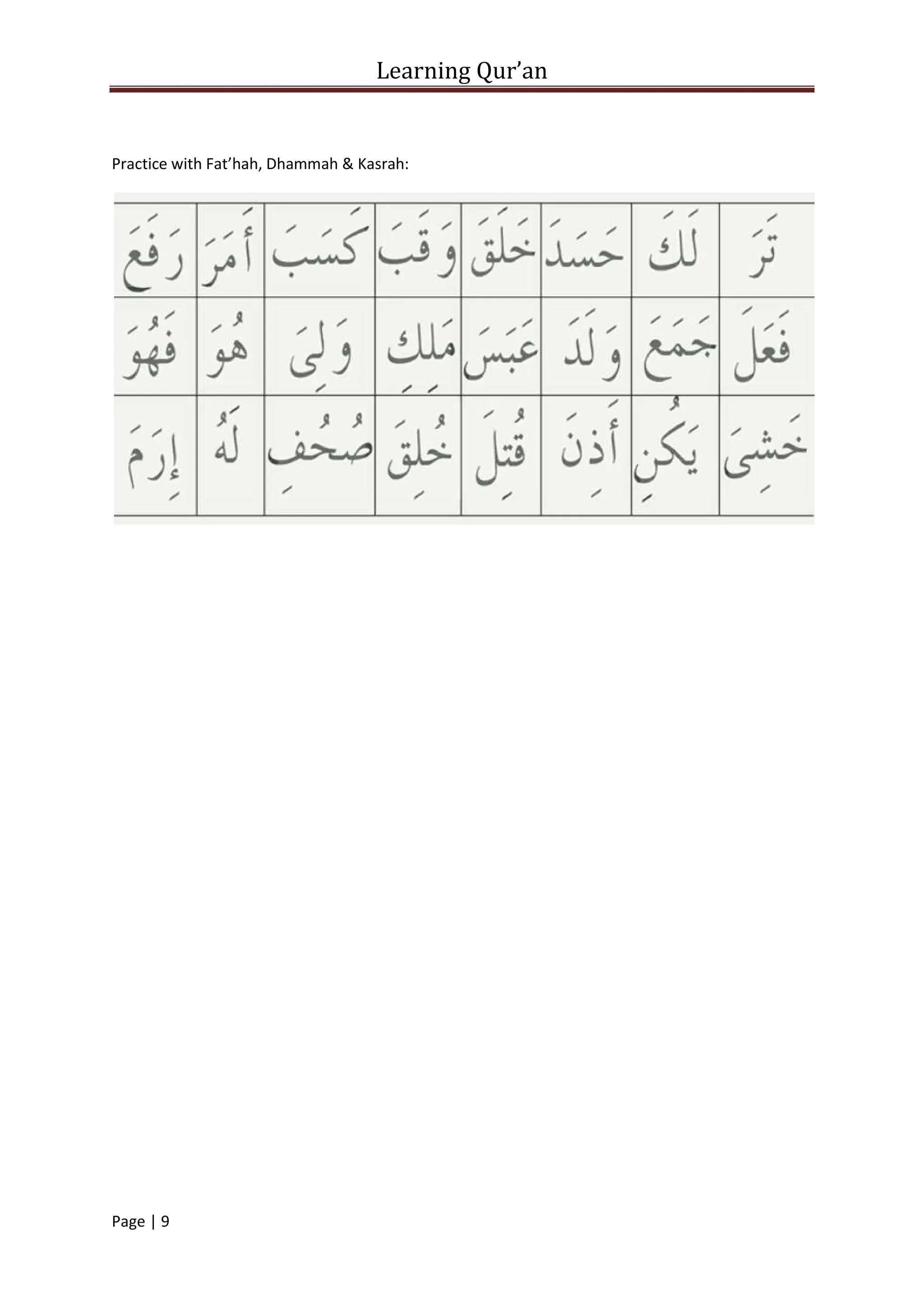 Learning Al-Quran for Beginners - Arabic.pdf