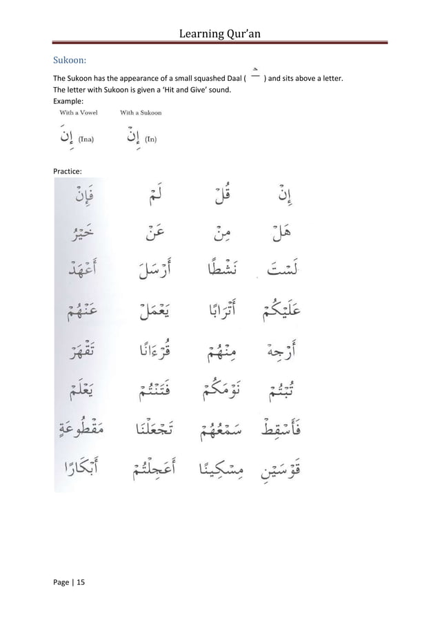 Learning Al-Quran for Beginners - Arabic.pdf | Islam | Religion ...