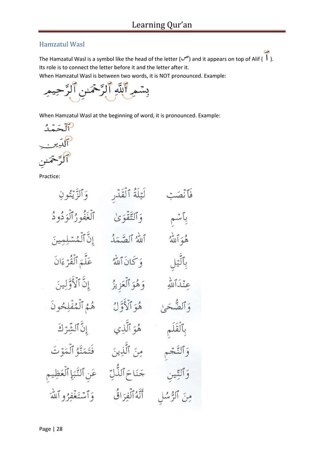 Learning Al-Quran for Beginners - Arabic.pdf | Islam | Religion ...