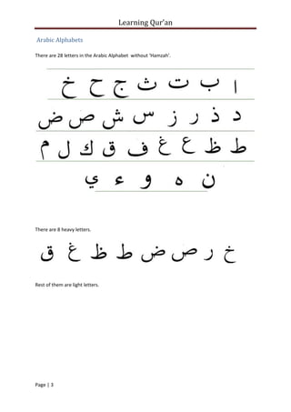 Learning Al-Quran for Beginners - Arabic.pdf