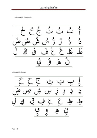 Learning Al-Quran for Beginners - Arabic.pdf