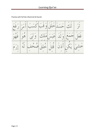 Learning Al-Quran for Beginners - Arabic.pdf