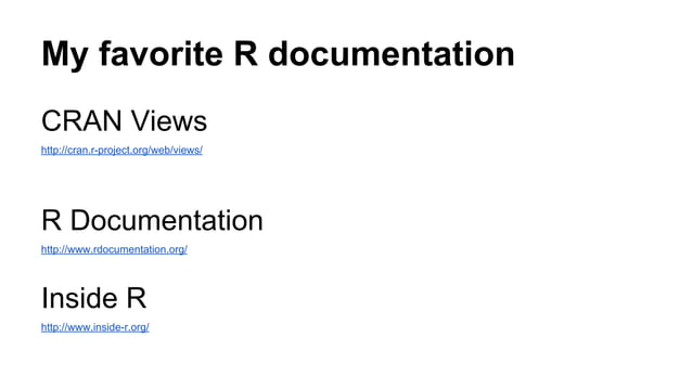 Learning R and Teaching R
