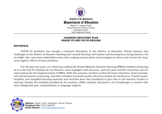 Learning Recovery Plan-Joan Kitong - Copy.pdf