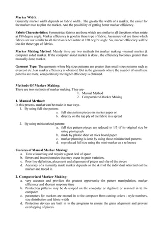 Learning Reflection of Apparel Manufacturing (Short) | PDF