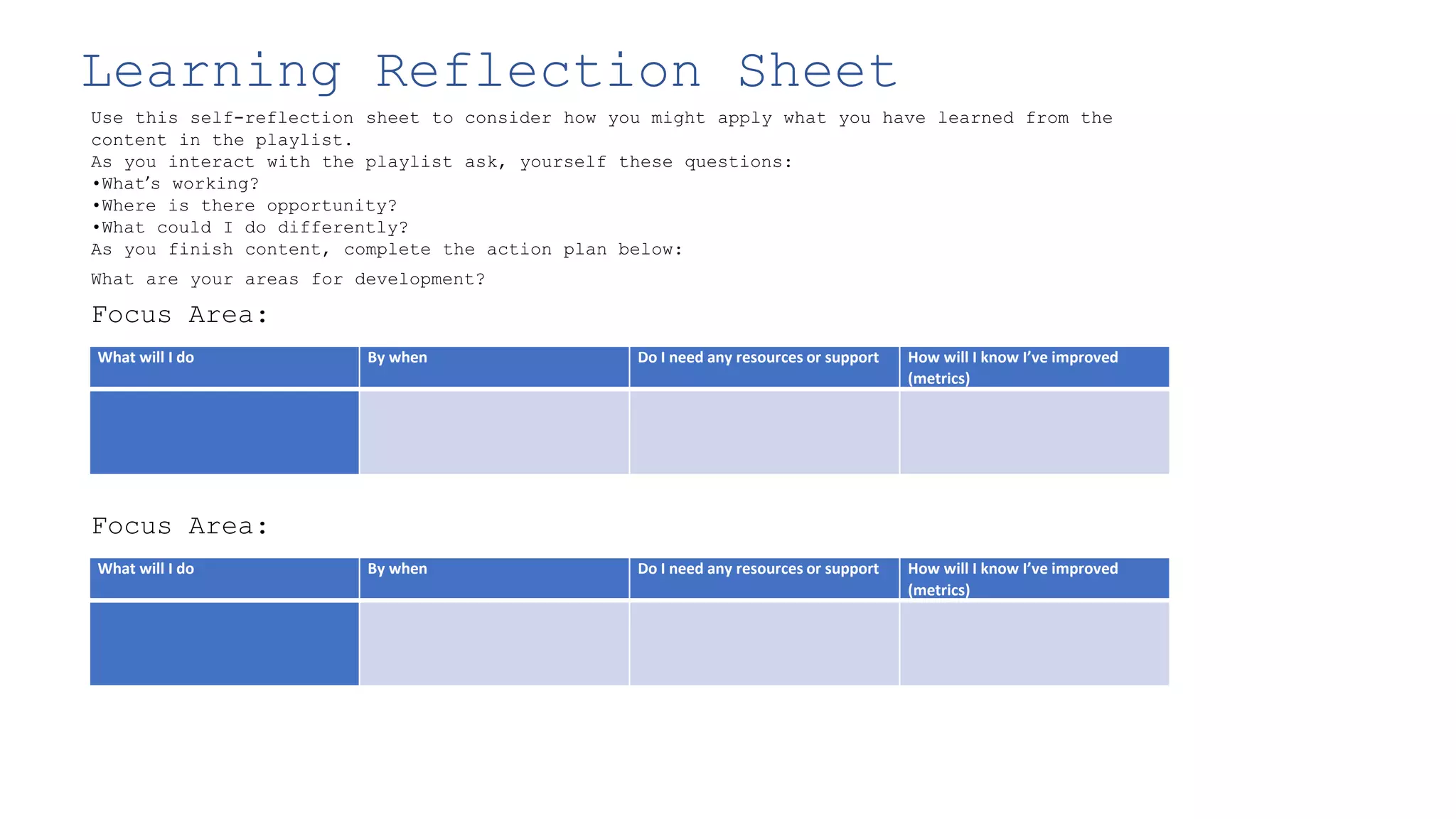 Learning Reflection Sheet.pptx