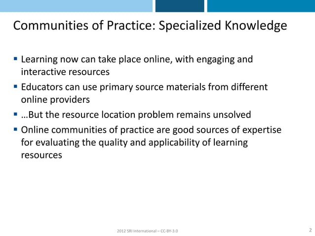 Learning registry for Connected Educators | PPT