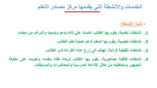 Learning resource centers role | PPTX