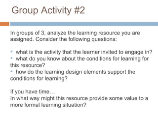 Learning Resource Design | PPT