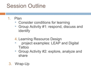 Learning Resource Design | PPT