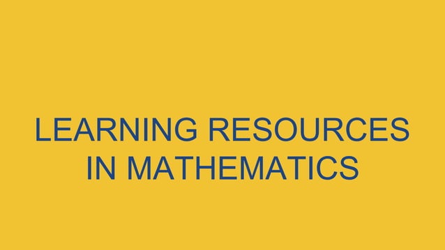 LEARNING RESOURCES IN PEDAGOGY OF MATHEMATICS.pptx
