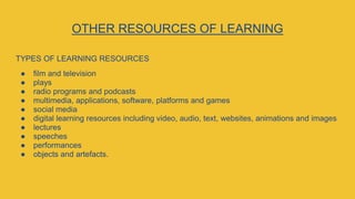 LEARNING RESOURCES IN PEDAGOGY OF MATHEMATICS.pptx