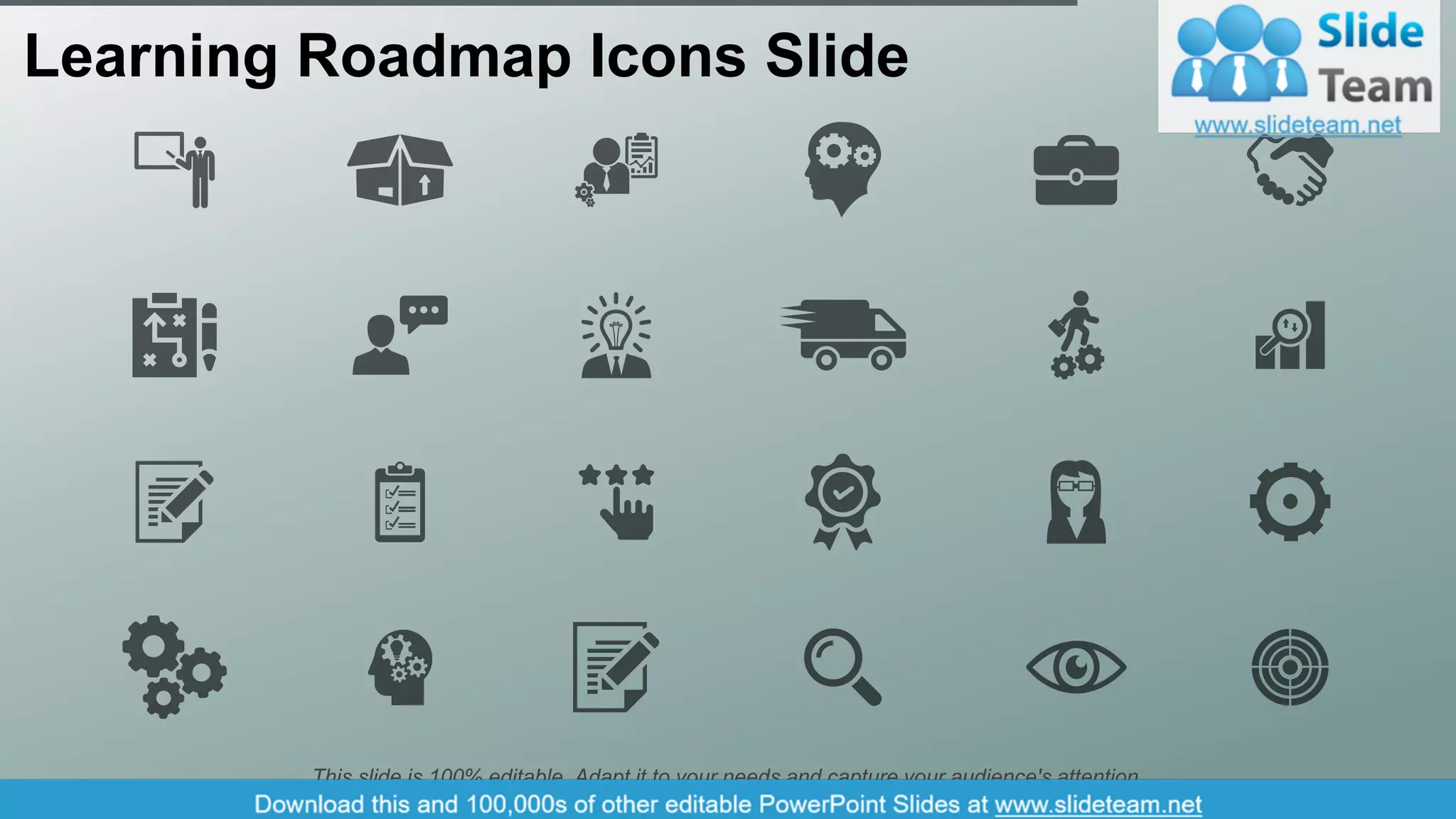 Learning Roadmap PowerPoint Presentation Slides | PDF