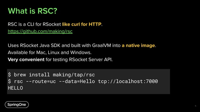 Learning RSocket Using RSC | PPT