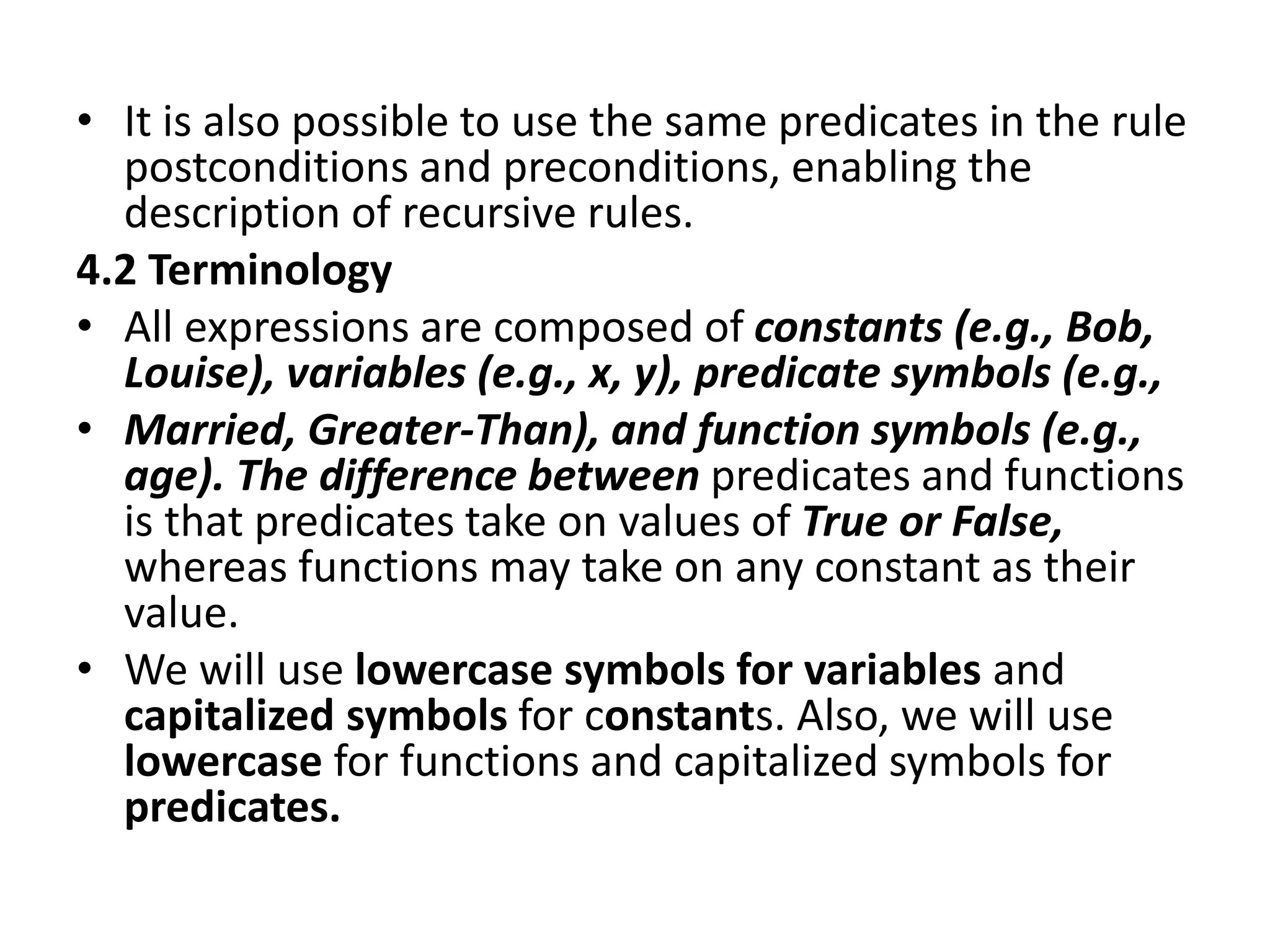 Learning rule of first order rules | PPTX
