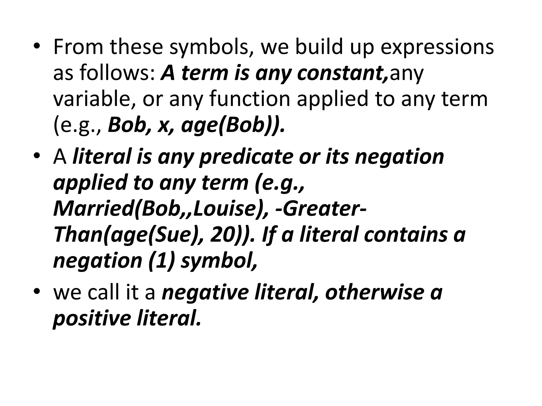 Learning rule of first order rules | PPTX
