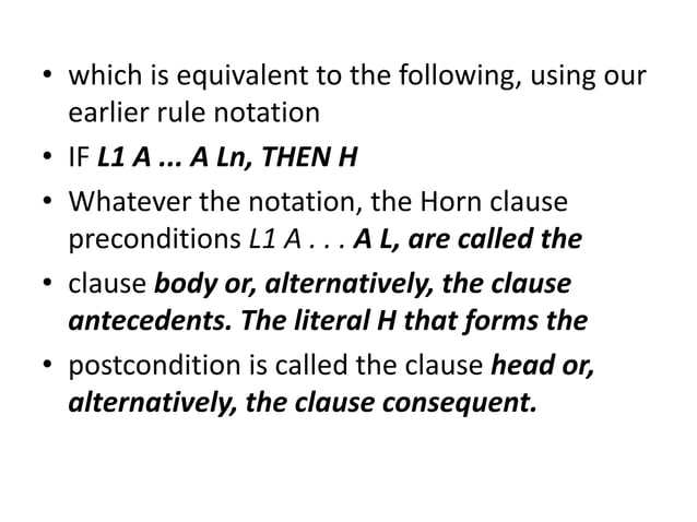 Learning rule of first order rules | PPTX