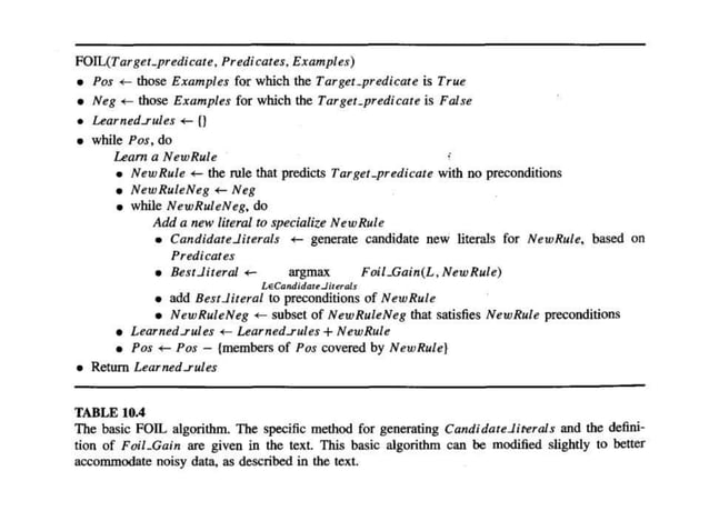 Learning rule of first order rules | PPTX
