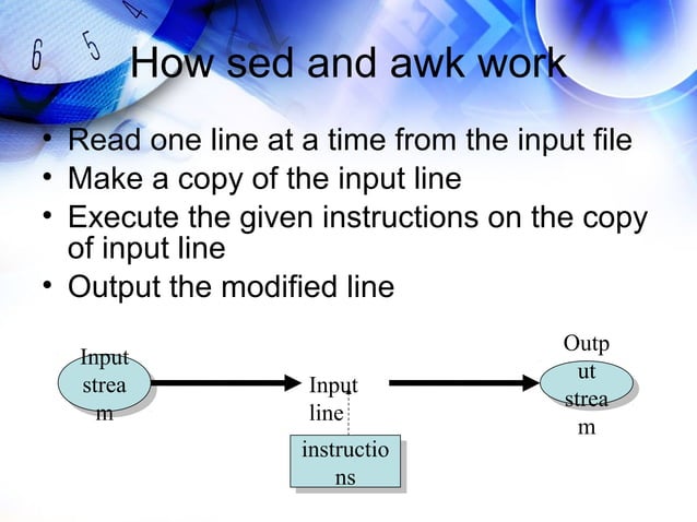 Learning sed and awk | PPT | Programming Languages | Computing