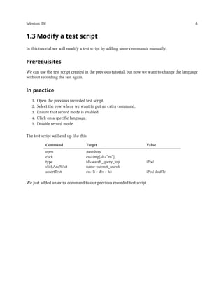 Learning selenium sample | PDF