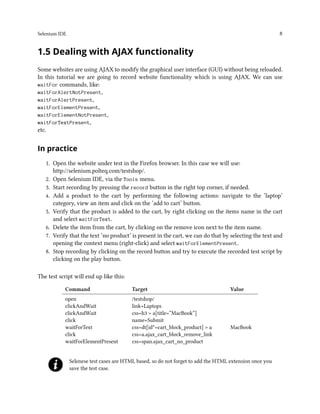 Learning selenium sample | PDF