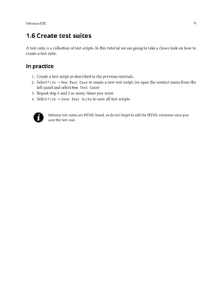 Learning selenium sample | PDF