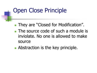 Object Oriented Principle’s | PPTX | Programming Languages | Computing