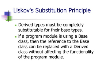 Object Oriented Principle’s | PPTX | Programming Languages | Computing
