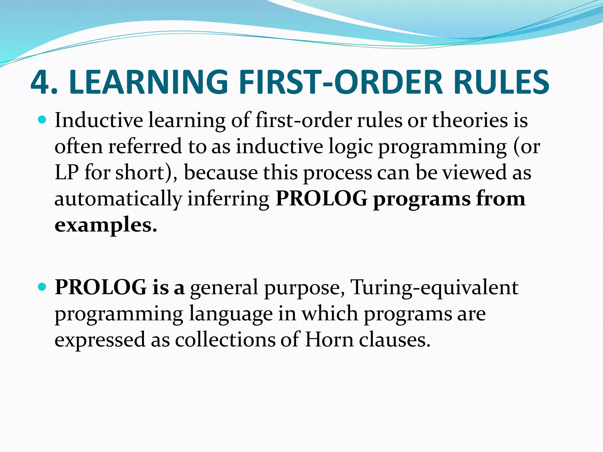 Learning set of rules | PPTX