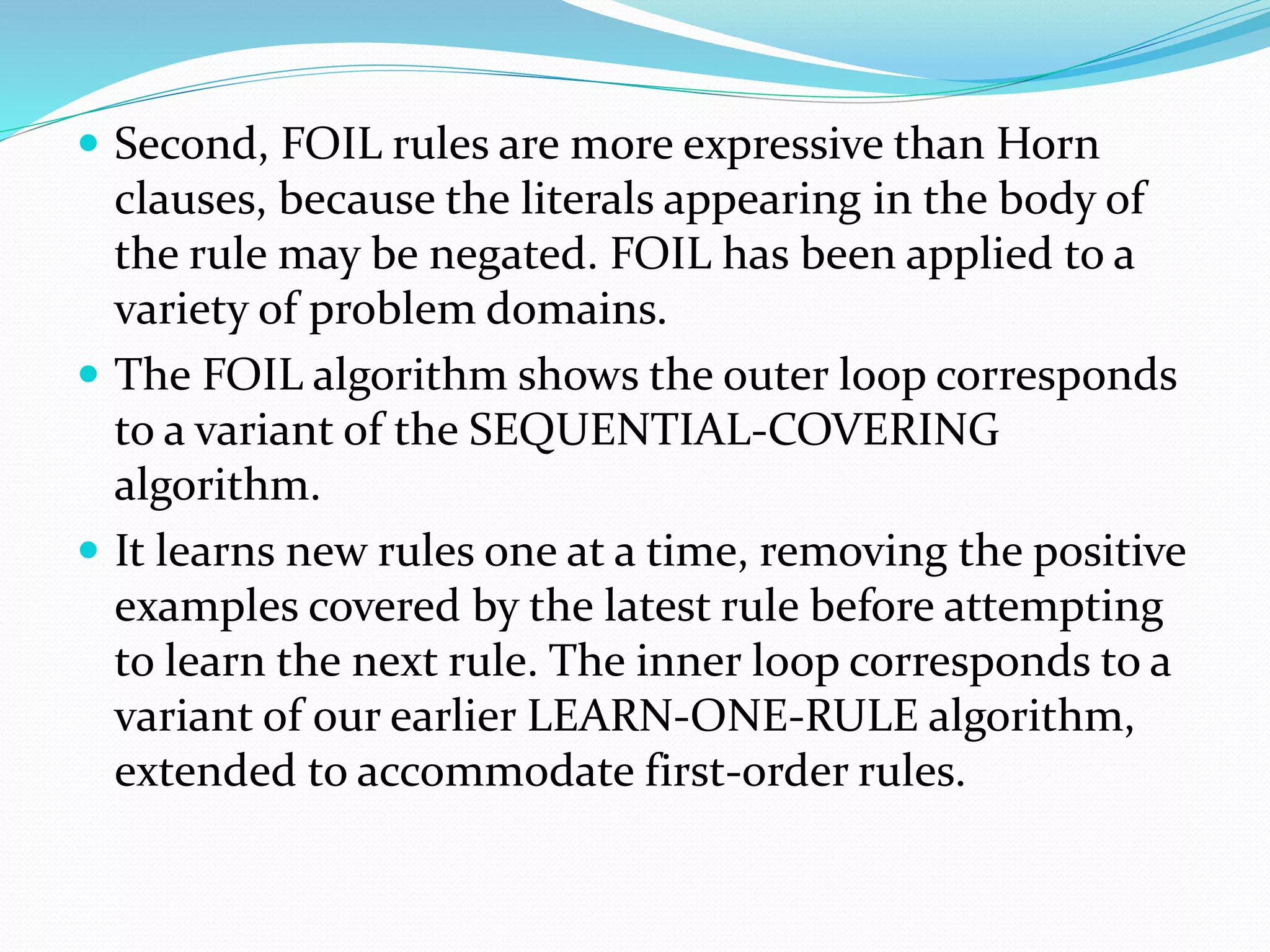 Learning set of rules | PPTX