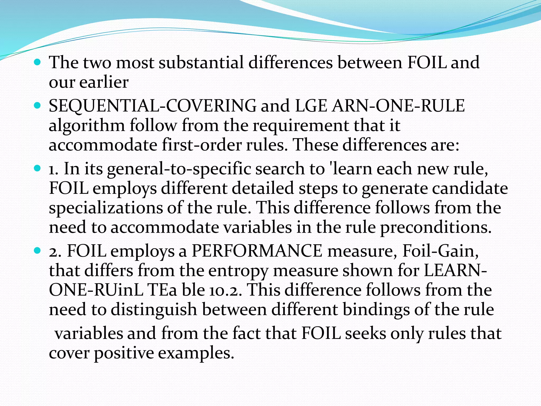Learning set of rules | PPTX